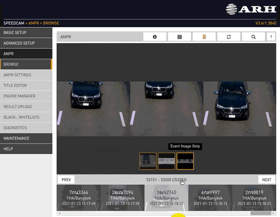 ARH Automatic License Plate Recognition - TT Smart Vision